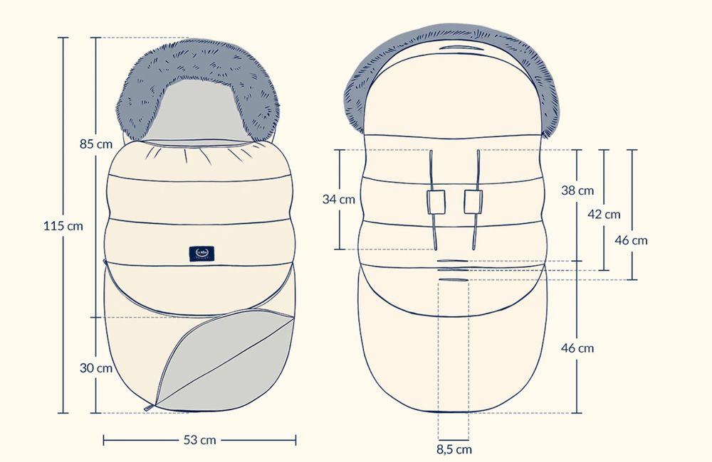 Winterfusssack La Millou Combo Multi (Neu (gemäss Beschreibung)) in ...