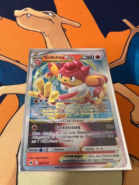 Pokemon - Grillchita VSTAR (CRZ 023) - Zenit der Könige (Neu (gemäss ...