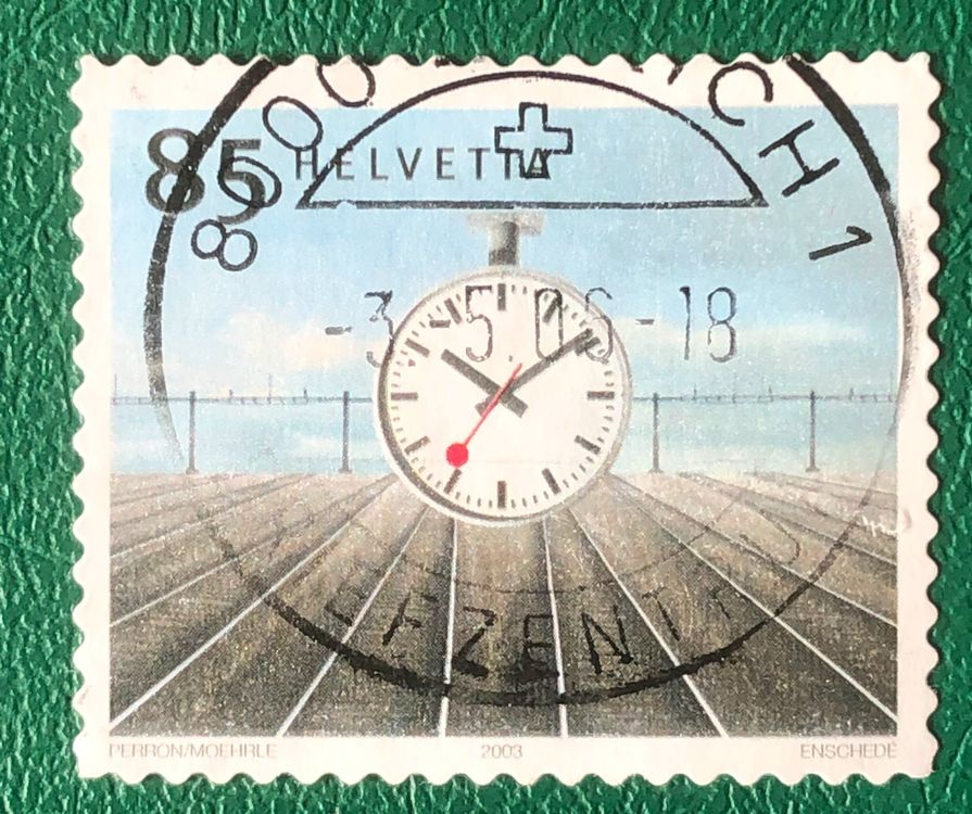 Nr.1108 mit VollStempel Bahnhofuhr Zürich | Kaufen auf Ricardo