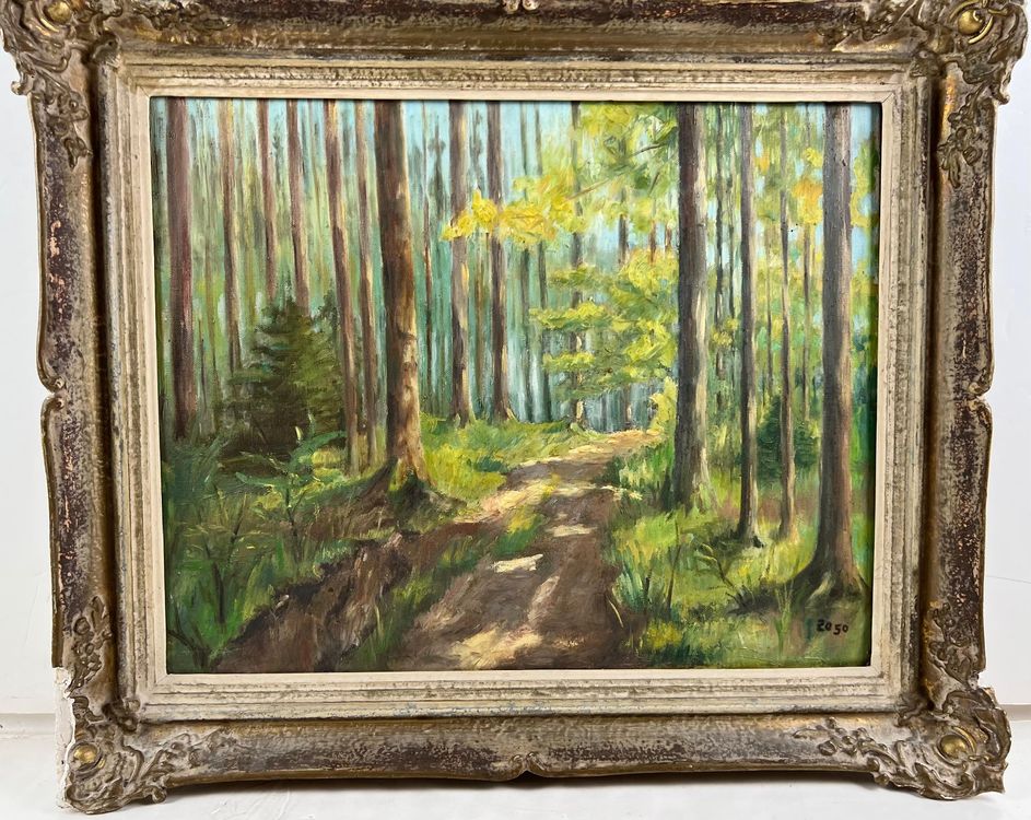 Baumlandschaft Gemälde Signiert. (Gebraucht) in Neuhausen am Rheinfall für CHF 15 – mit ...