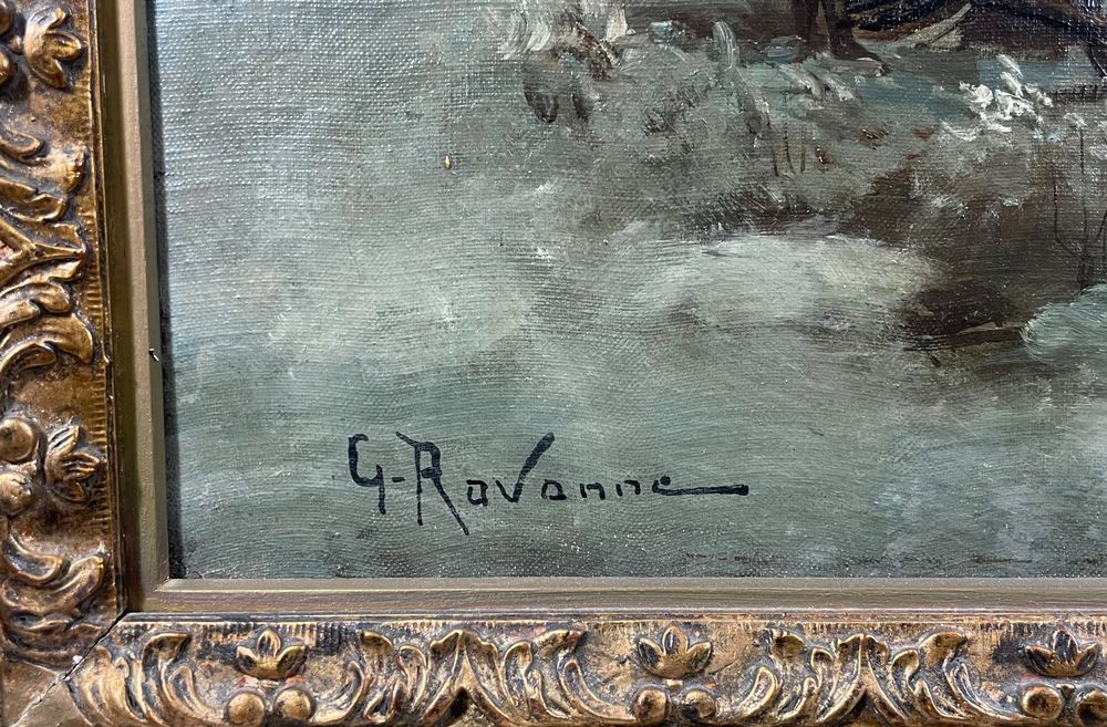 Leon Gustave Ravanne (1854-1904) grosses Gemälde (Gebraucht) in für CHF ...