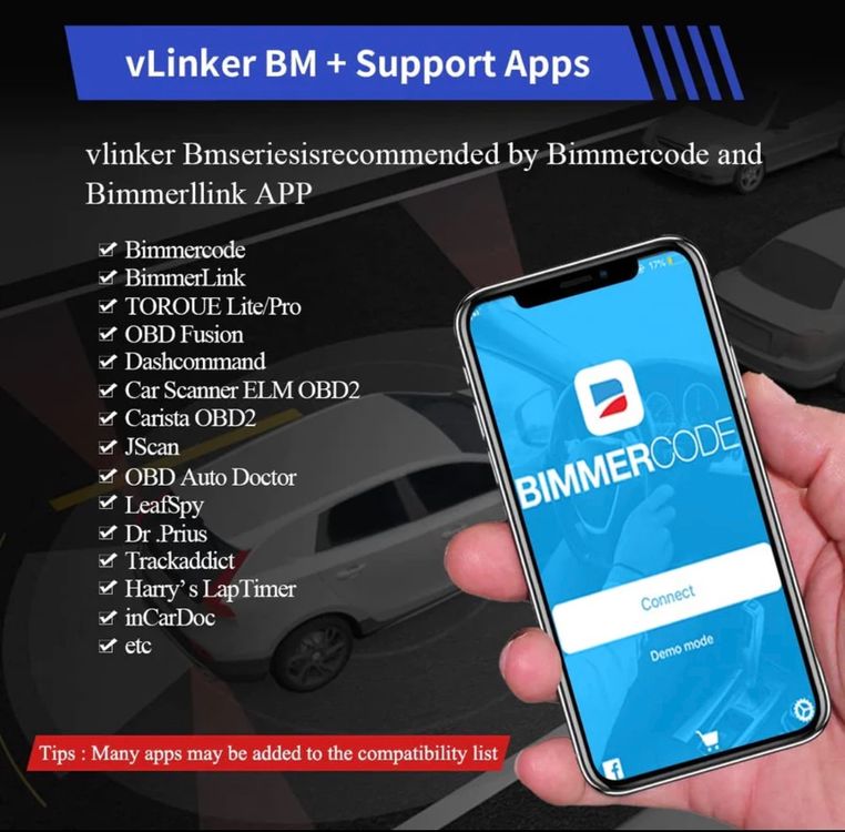 vLinker BM+ OBD2 Bluetooth Diagnose Scan Tool (BimmerCode) (Neu und originalverpackt) in Berg am ...
