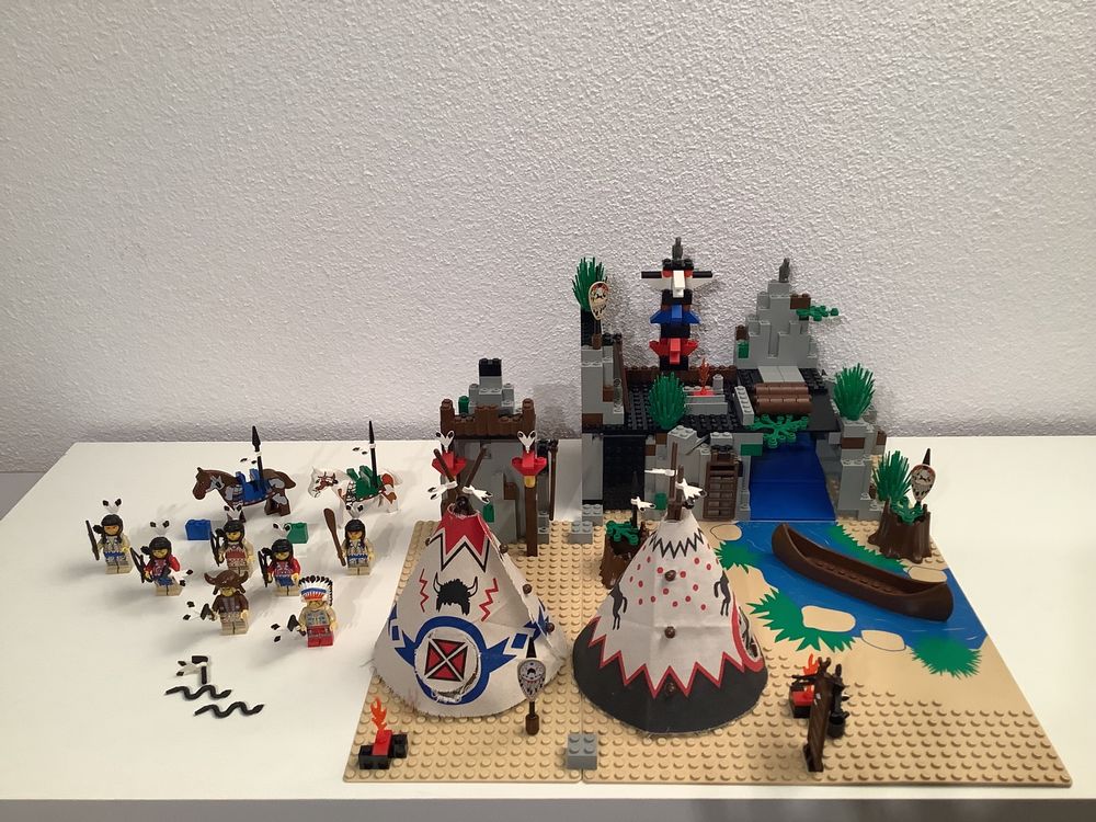 LEGO Indianer Set Rapid River Village 6763 (von 2002) !RAR! | Kaufen ...