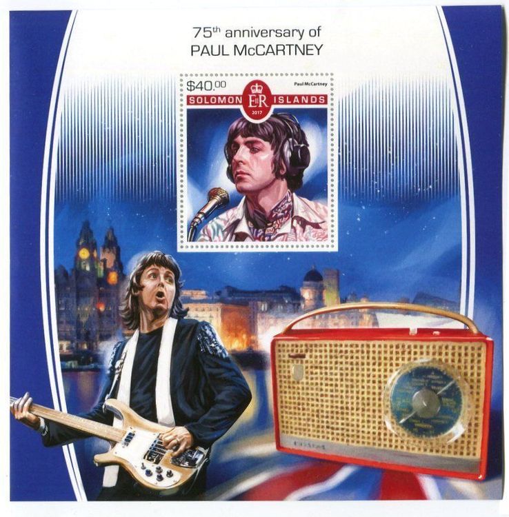 Block "The Beatles. Paul McCartney". Salomonen. (Neu und ...