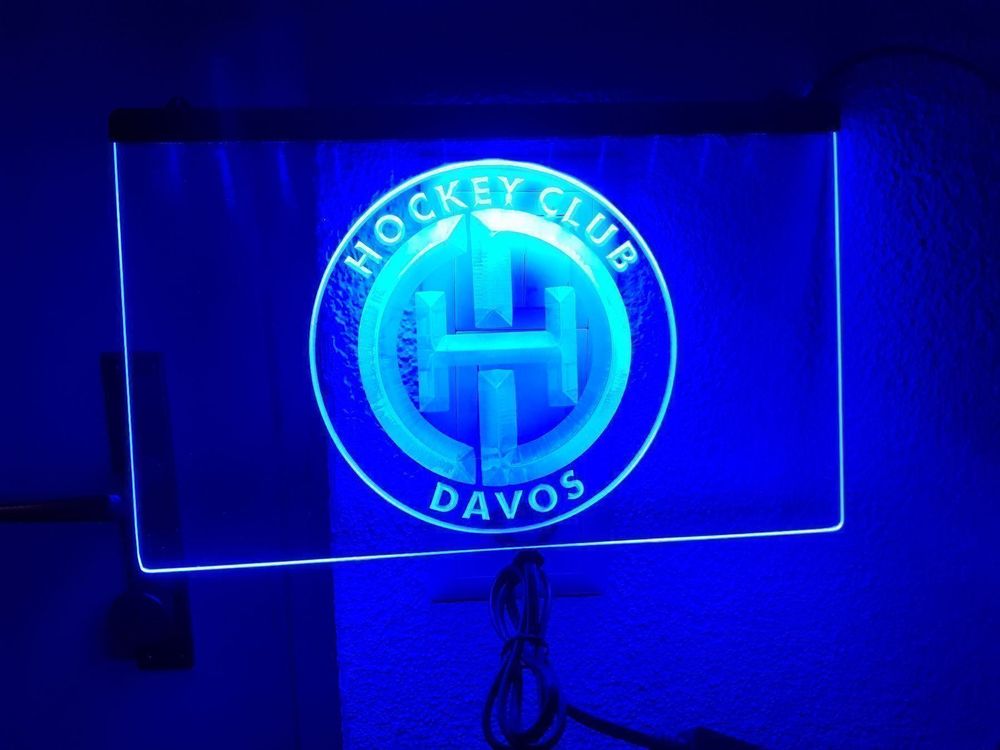 HCD Davos Eishockey LED Reklame Schild | Kaufen auf Ricardo