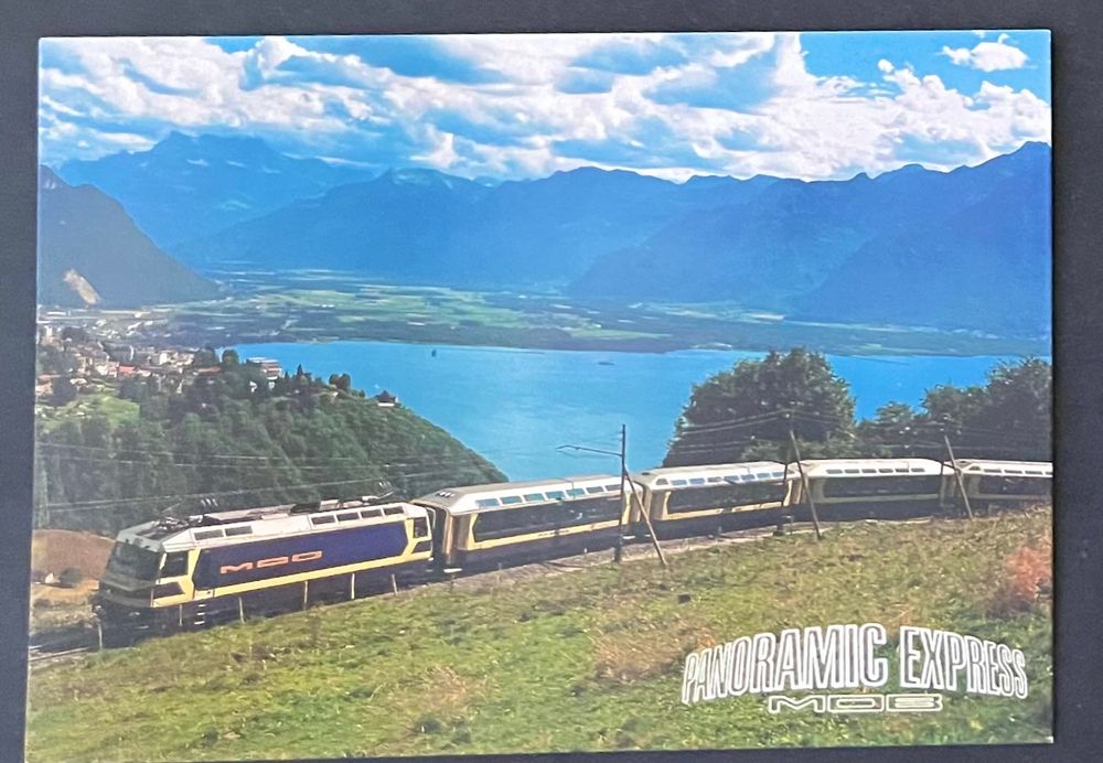 Montreux-Oberland-Bahn MOB/Panoramic Express mit Genfersee | Kaufen auf ...