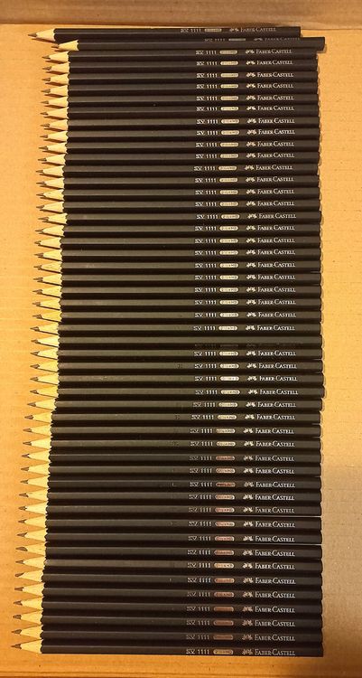 FABER-CASTELL Bleistift 50 Stück, sechseckig, Härtegrad: HB | Kaufen ...
