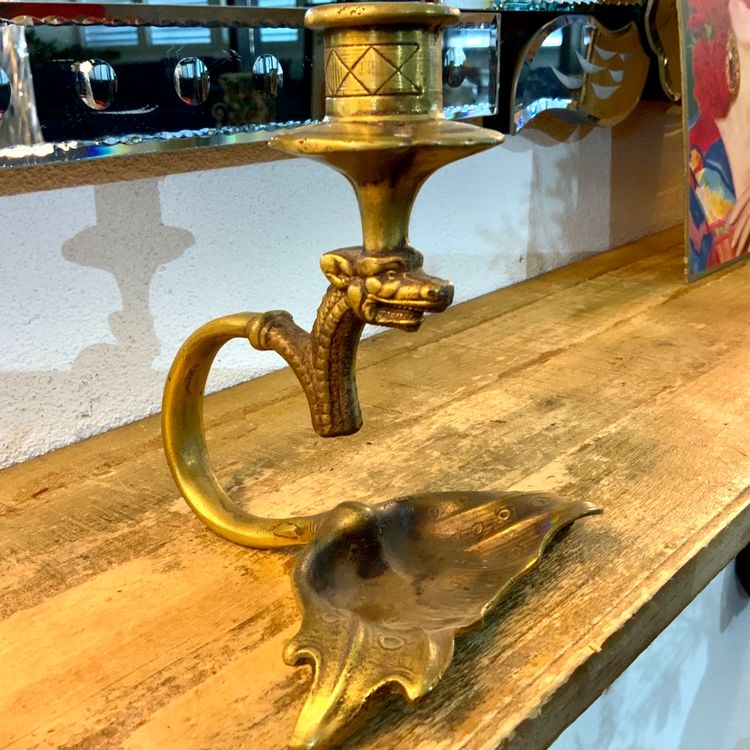 JUGENDSTIL KERZENHALTER BRONZE FRANKREICH UM 1900 (1) (Gebraucht) in Biglen für CHF 76 – mit ...