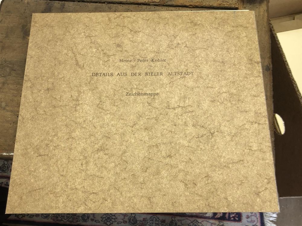 KOHLER Heinz-Peter Bieler Altstadt Zeichenmappe (Gebraucht) in Bern für ...