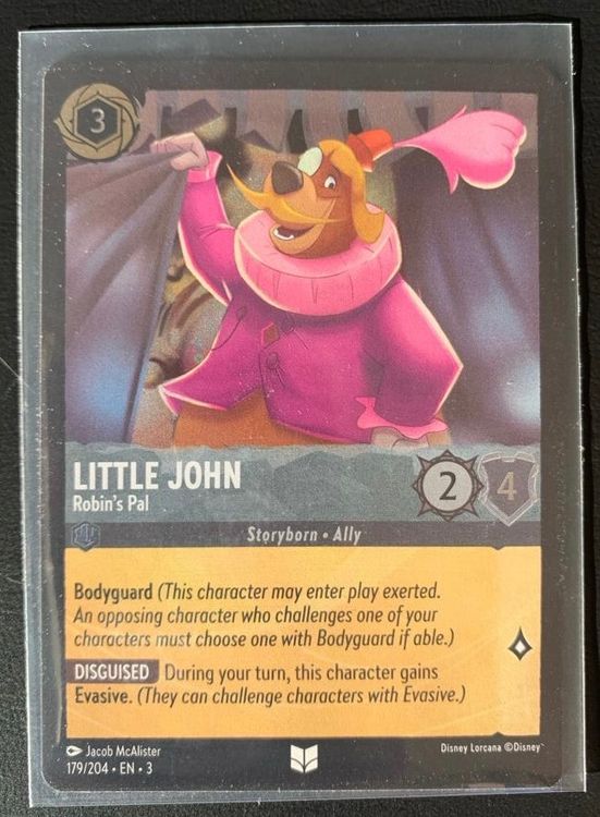 Lorcana Disney - LITTLE JOHN 179/204 FOIL EN 3 - Uncommon | Kaufen auf Ricardo