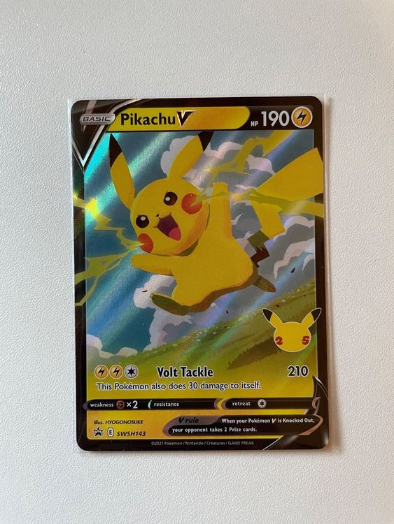 Pokemon Celebrations Pikachu V Promo (Gebraucht) in Arbon für CHF 10 ...