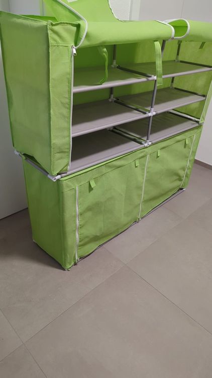 Platzsparender Schuhschrank (2er Set) mit je 3 Etagen (Gebraucht) in Bazenheid für CHF 1 – mit ...