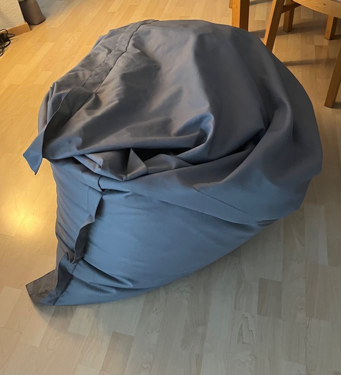 Riesen Sitzsack, neuwertig, grau, super, bequem! (Gebraucht) in ...