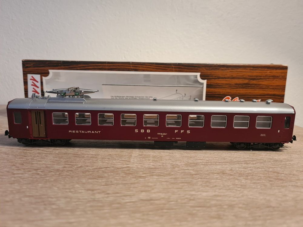 Liliput 87554 Speisewagen SBB H0 OVP NEU (Neu und originalverpackt) in St-Aubin-Sauges für CHF ...