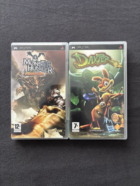 PSP Spiele: Monster Hunter + Daxter - Top Zustand! (Gebraucht) in Dübendorf für CHF 20 – mit ...