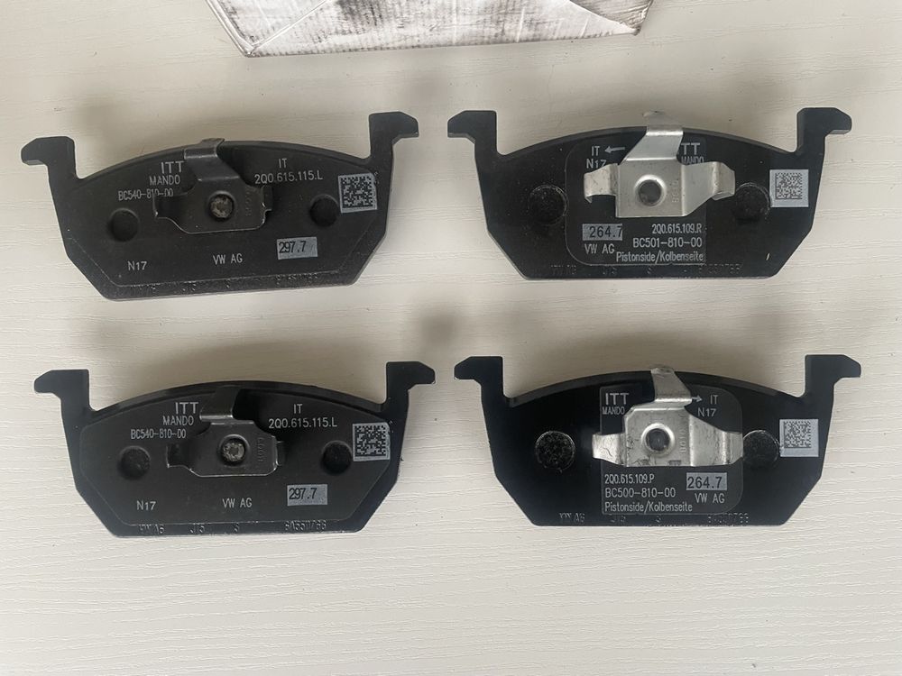 Plaquettes de frein VW/Audi neuves, ref. 2Q0 698 151 E (Neuf avec ...