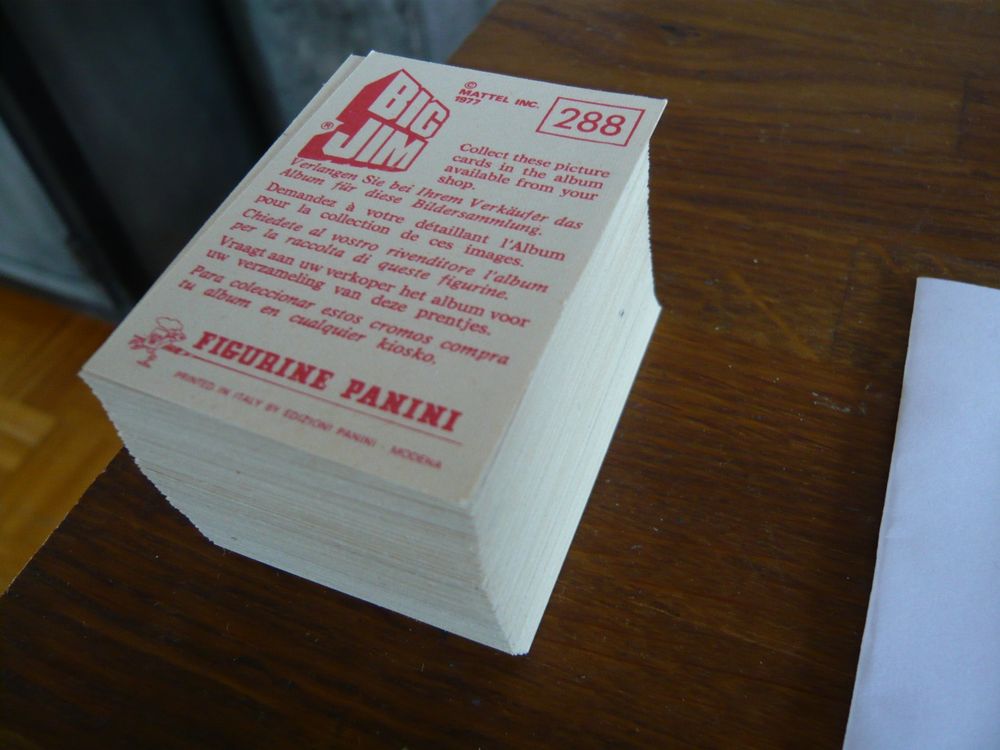 PANINI BIG JIM 1977 IL Y A 146 CARTES / SUR 288 SUPERBE ETAT | Kaufen ...