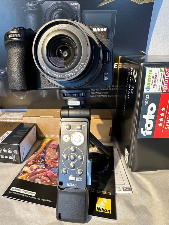 NIKON Z30, Z DX 16-50mm f/3.5-6.3, Vlogger Kit (Neu (gemäss Beschreibung)) in Uetikon am See für ...