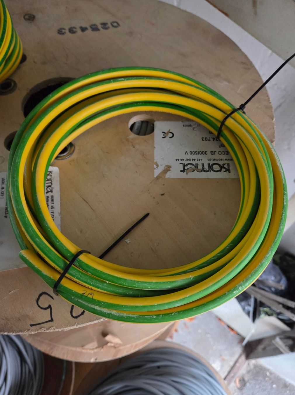 Kabel Pot Litze T-Litze ECA 25mm² 1x25 Erdleiter 7m (Neu (gemäss ...