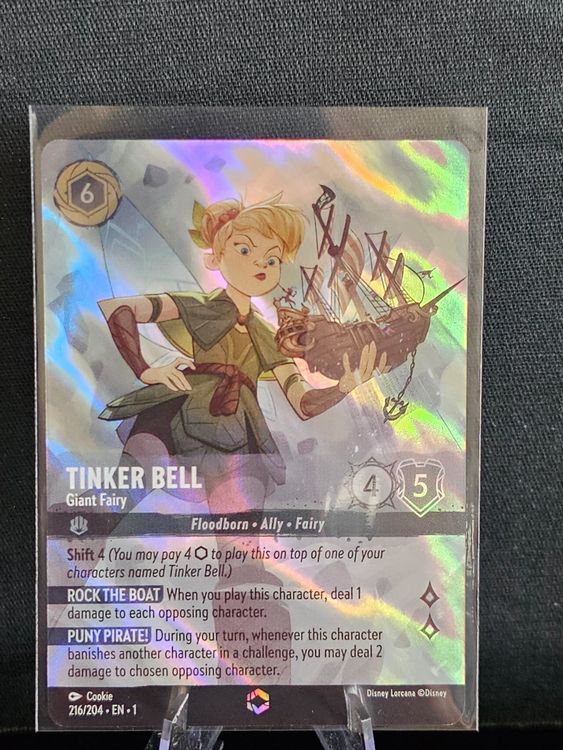 Disney Lorcana Tinker Bell Giant Fairy Enchanted (Neu (gemäss Beschreibung)) in Männedorf für ...
