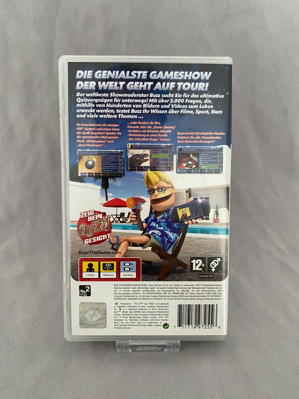 BUZZ! Master Quiz / Playstation Portable (PSP) / Sony (Gebraucht) in ...