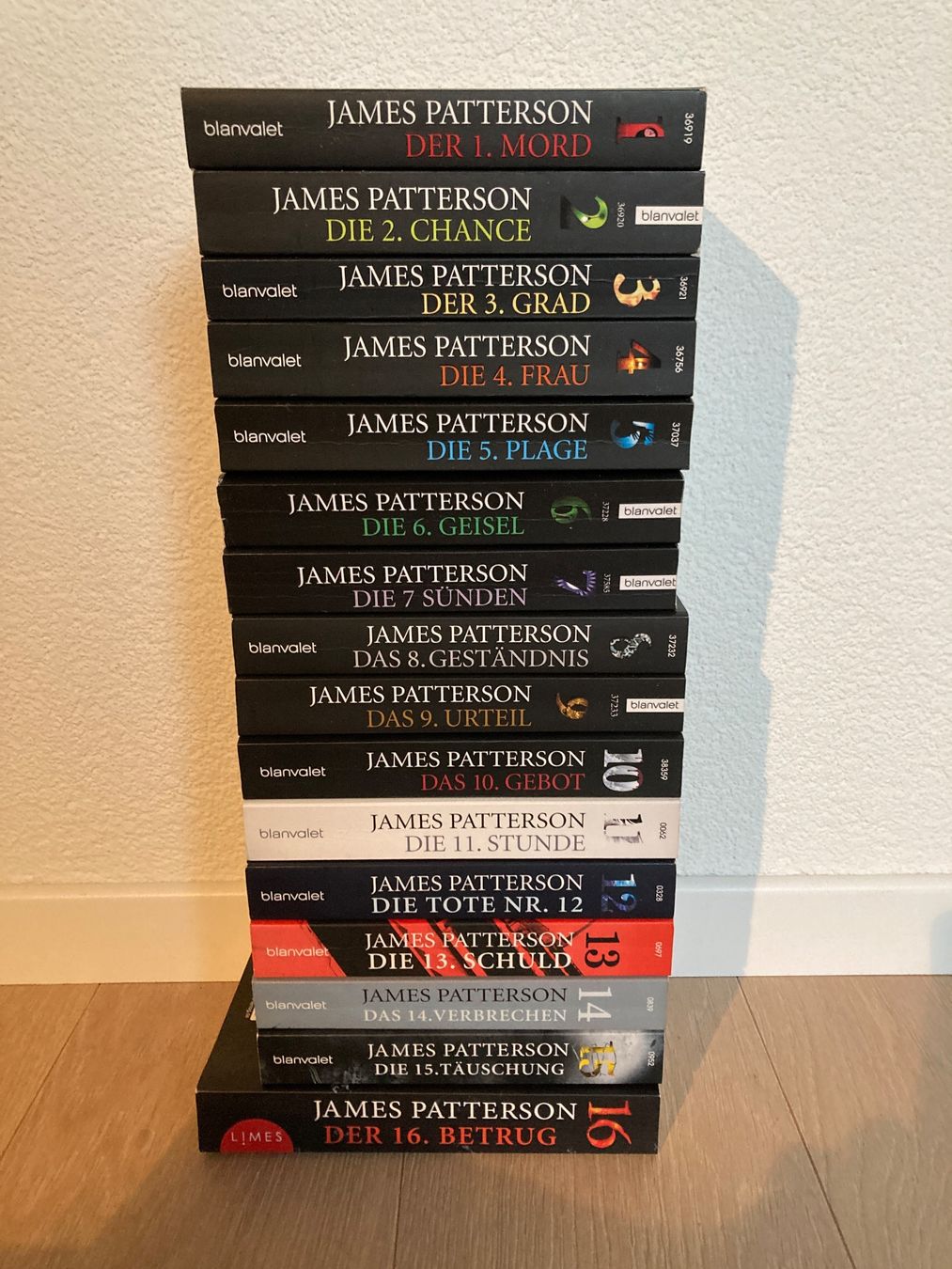 James Patterson Thriller-Sammlung, 16 Baende, Top Zustand (Gebraucht ...
