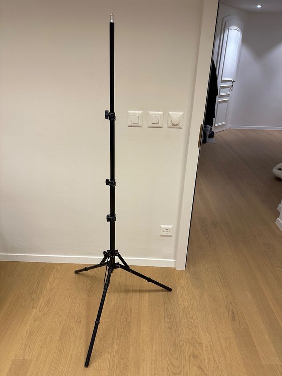 Lichtstativ ~190cm schwarz | Kaufen auf Ricardo