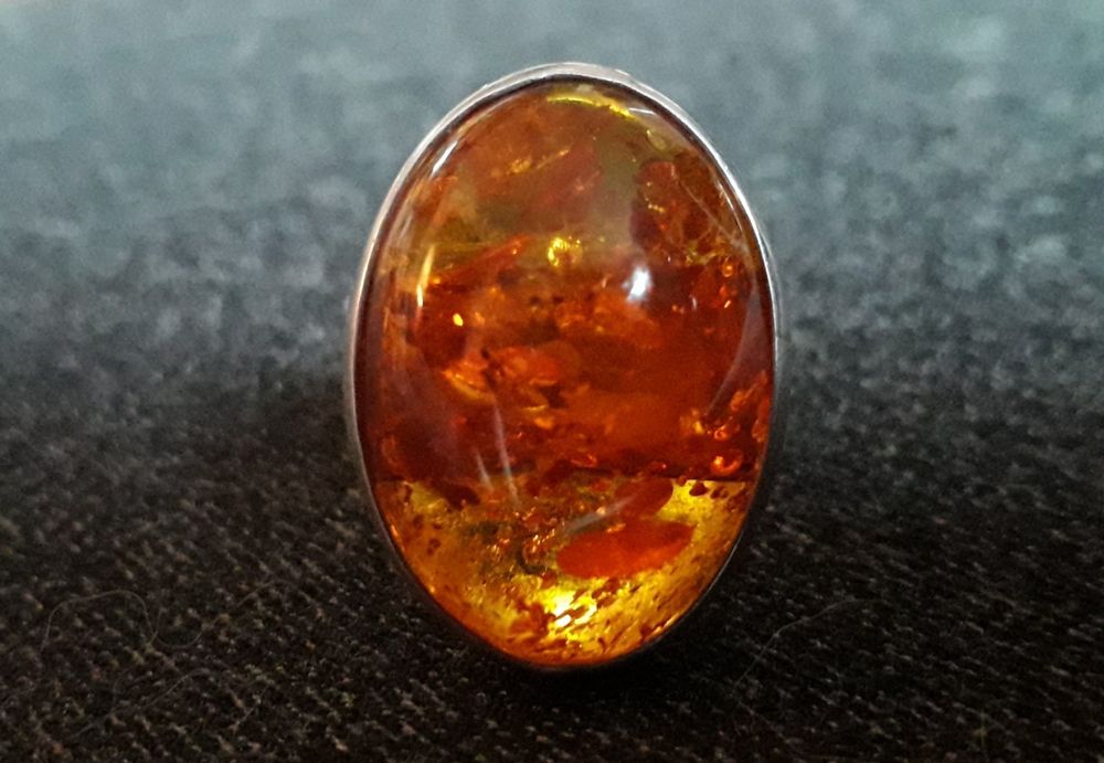 Fingerring Bernstein (Neu (gemäss Beschreibung)) in für CHF 19 – mit ...