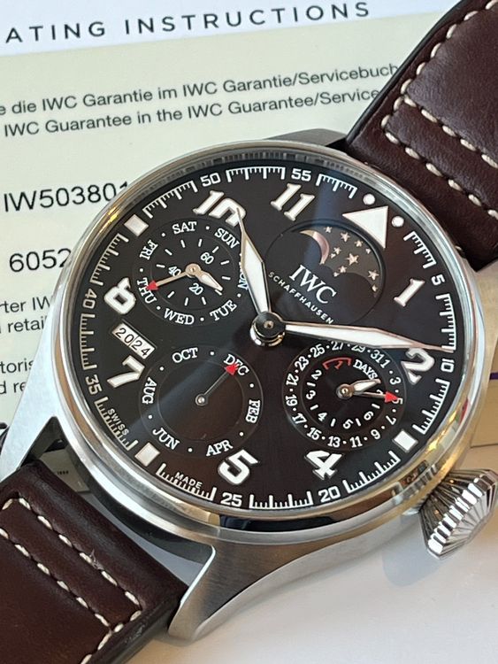 IWC Big Pilot Perpetual Calendar LimitedEdition mit Garantie (Gebraucht) in Birsfelden für CHF ...
