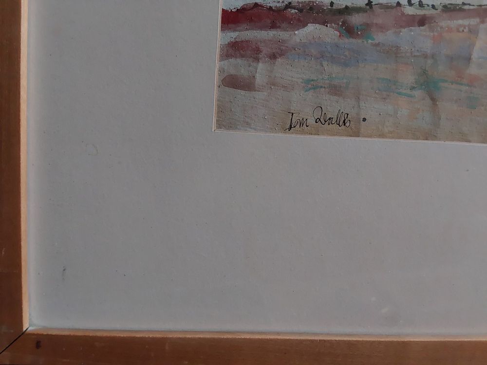 Emil Zbinden. Original Aquarelle. Handsigniert.ImWallis 1947 | Kaufen auf Ricardo