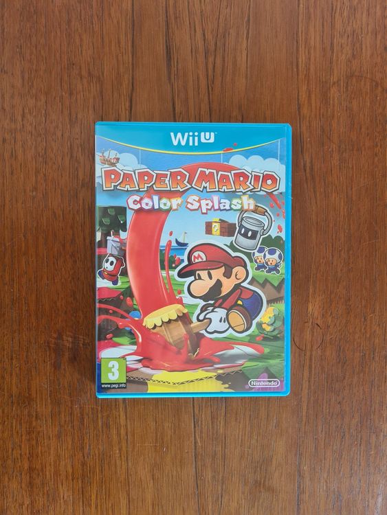 Paper Mario Color Splash Nintendo Wii U (Gebraucht) in Zürich für CHF ...