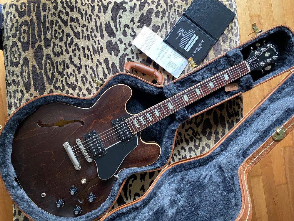 Gibson ES-335 small block Inlay (Perlmutt) Top Zustand (Gebraucht) in ...