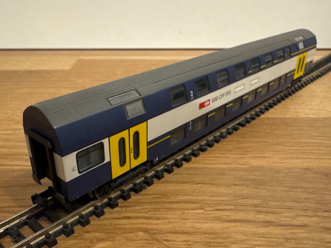 Fleischmann 8154 SBB S-Bahn Zh. Doppelstockwagen 1./2. Kl. (Neu (gemäss ...