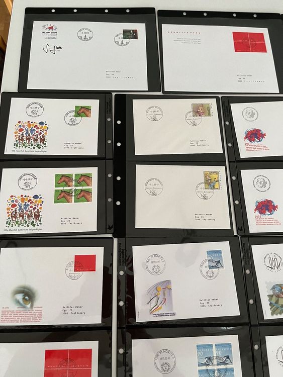 Album mit Schuber 60 FDC/Belege Schweiz 2000er Jahre | Kaufen auf Ricardo