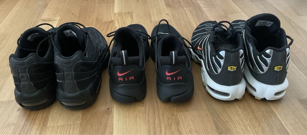3-Paar Nike Sneakers, TN’s, 95er und Prestos (Gebraucht) in Esslingen ...