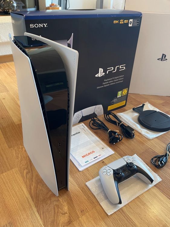 Sony Playstation 5 Digital Version inkl. Garantie (Gebraucht) in Niederdorf für CHF 649 – mit ...