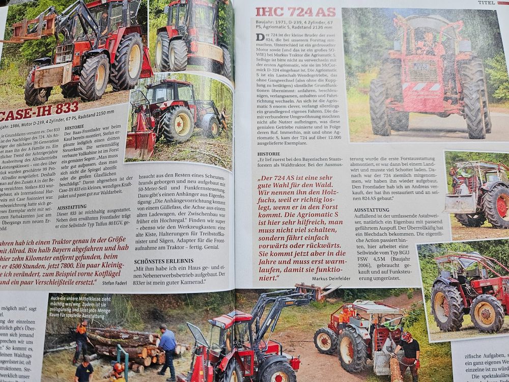 Oldtimer Traktor 1/24 IHC Case McCormick Same Fahr MD5 xb (Gebraucht ...