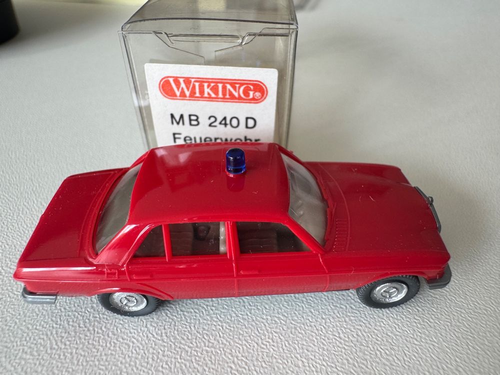 Wiking - Mercedes 240 D, Feuerwehr, rot, 1:87 (W331) (Gebraucht) in ...