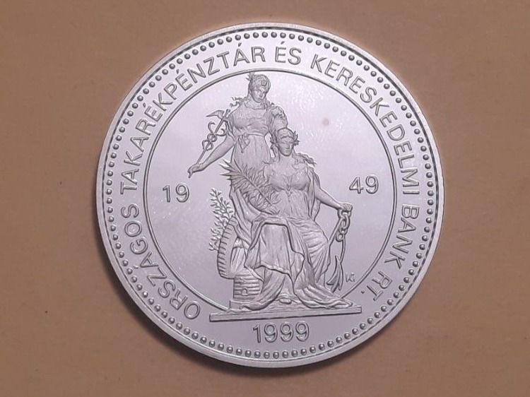 Ungarn 1 Unze Silber 50 Jahre OTP Bank 1949-1999 999.0 (Gebraucht) in Buchs SG für CHF 33 – mit ...