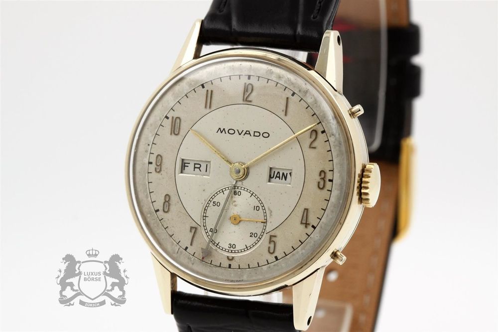 MOVADO Calendograph Ref. 44776 14K Gelbgold *4351 (Gebraucht) in Zürich ...