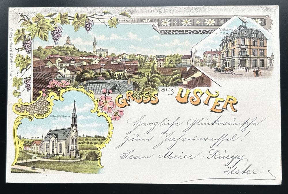 Gruss aus Uster Litho (Gebraucht) in Horw für CHF 38 – mit Lieferung auf Ricardo kaufen