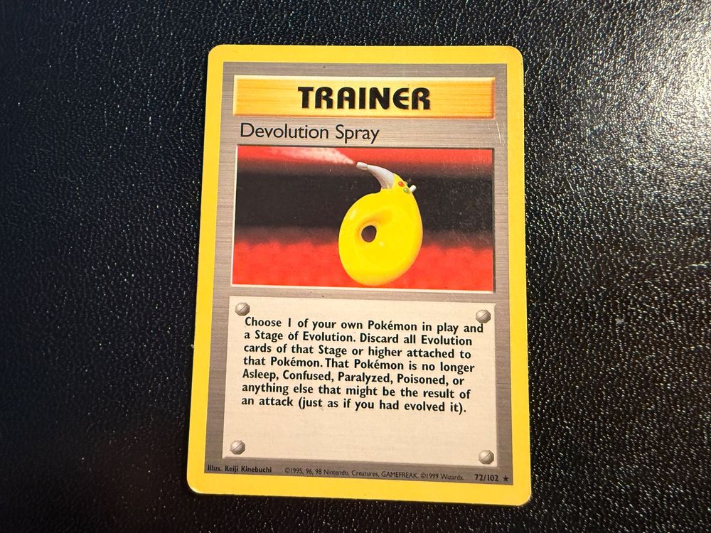 Devolution Spray Base Set 72/102 Pokémon 1999 Vintage Rare (Gebraucht ...