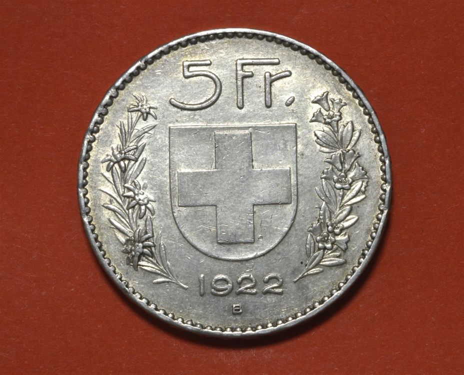 5 Franken 1922 (Gebraucht) in Oberglatt ZH für CHF 94 – mit Lieferung auf Ricardo kaufen