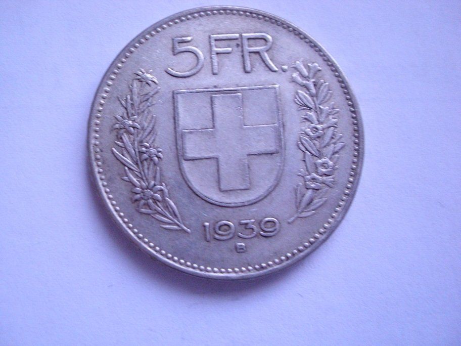 5 Franken 1939 (Gebraucht) in Birsfelden für CHF 8.5 – mit Lieferung auf Ricardo kaufen