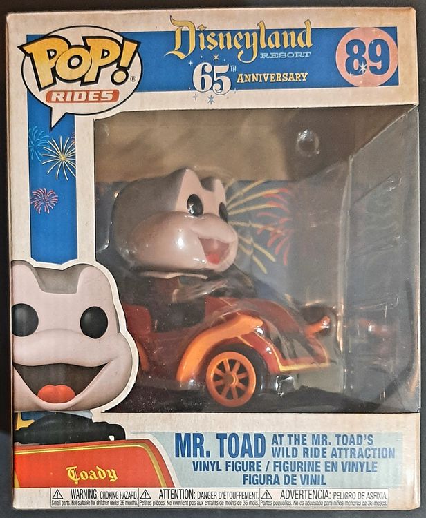 Funko Pop Disneyland Resort Mr. Toad (Neu und originalverpackt) in ...