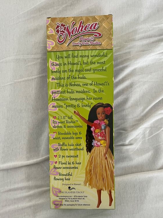 NOHEA Hawaii’s Lovely Hula Maiden Puppe / Originalverpackt! (Neu und ...