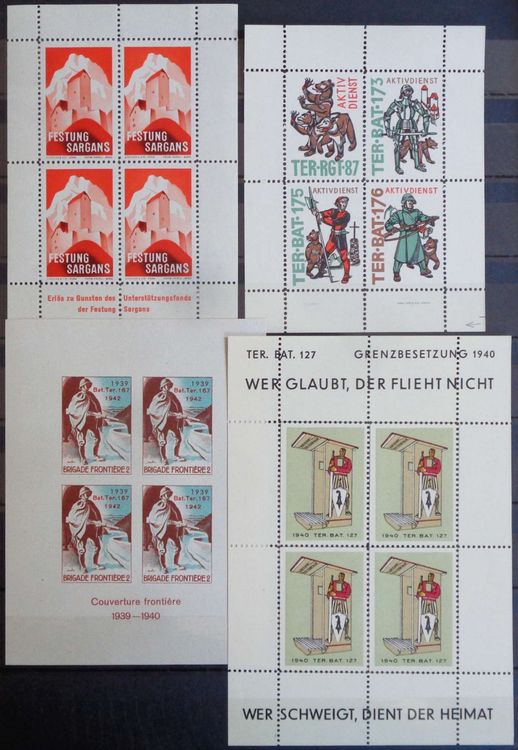 SOLDATENMARKEN: 4 Blocks **/**/**/* (145.–) | Kaufen auf Ricardo