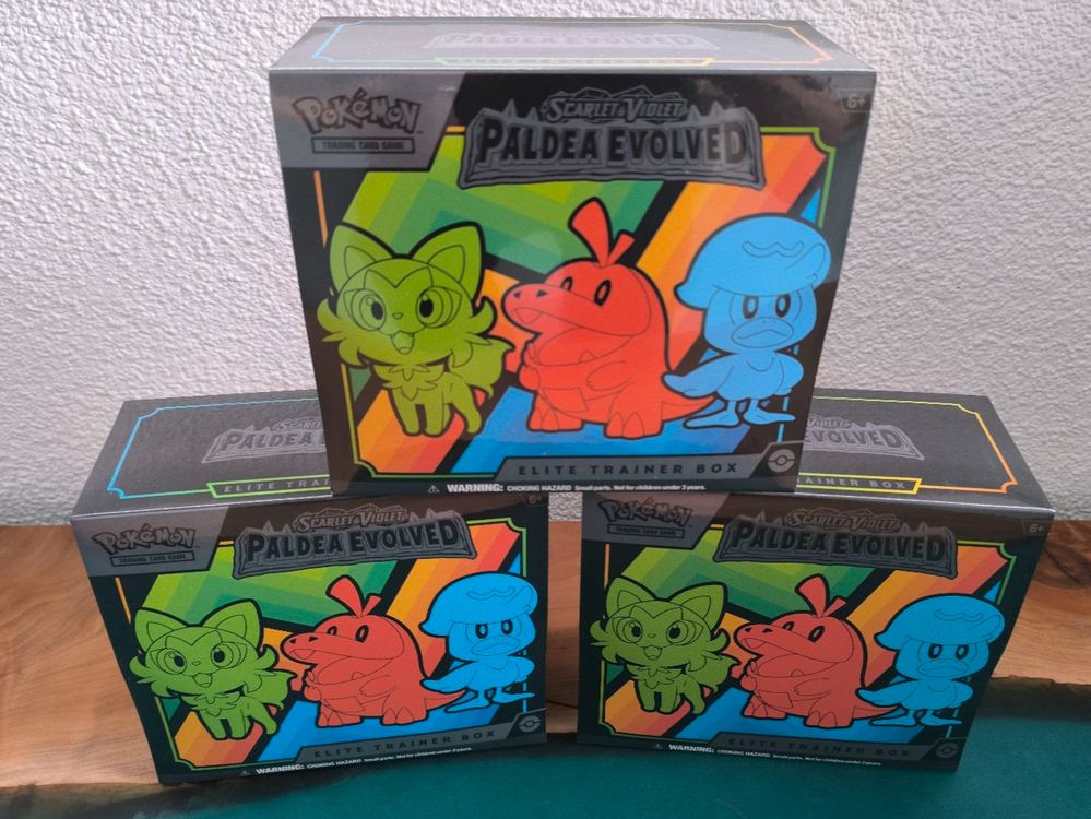 Pokemon Paldea Evolved Elite Trainer Box ETB EN 🇬🇧 (Neu und ...