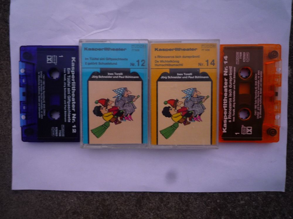 Kasperlitheater Kassetten 12 und 14 Tudor (Gebraucht) in St. Gallen für CHF 10 – mit Lieferung ...