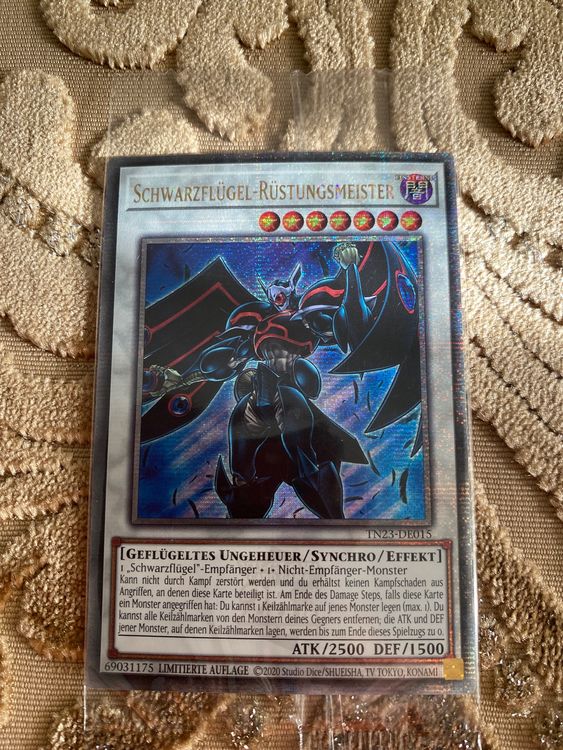 Yu-Gi-Oh! Schwarzflügel - Rüstungsmeister Karte Top Zustand! (Neu und originalverpackt) in ...